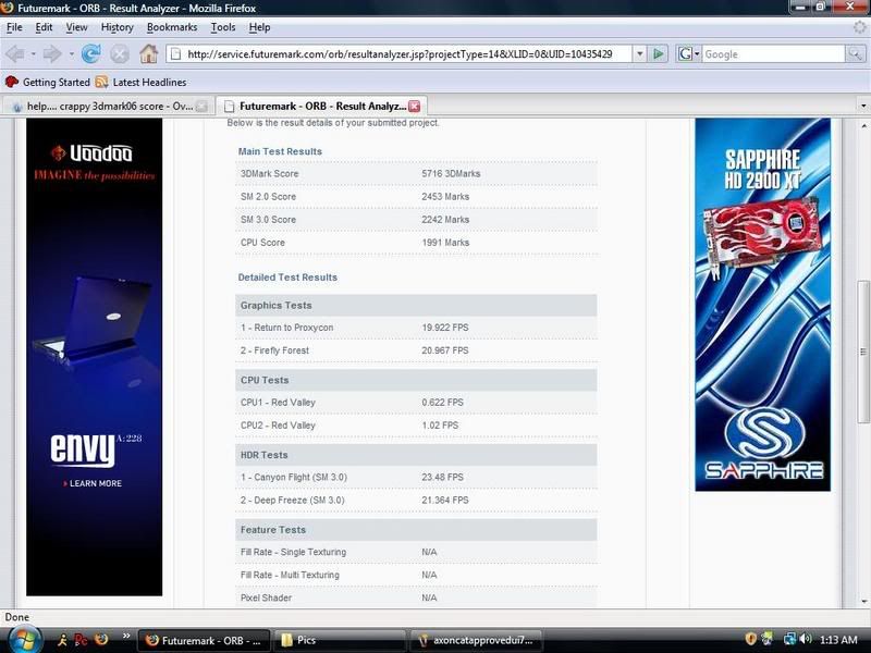 help.... crappy 3dmark06 score | Overclock.net