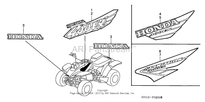 oem replacement stickers | Honda ATV Forum