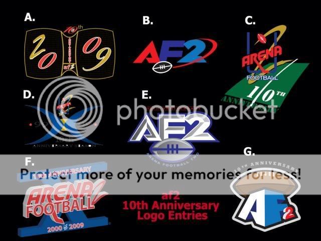 af2 anniversary contest finalists - Sports Logo News - Chris Creamer's ...