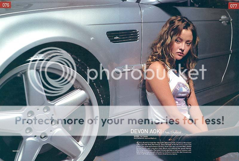 Devon Aoki - Car